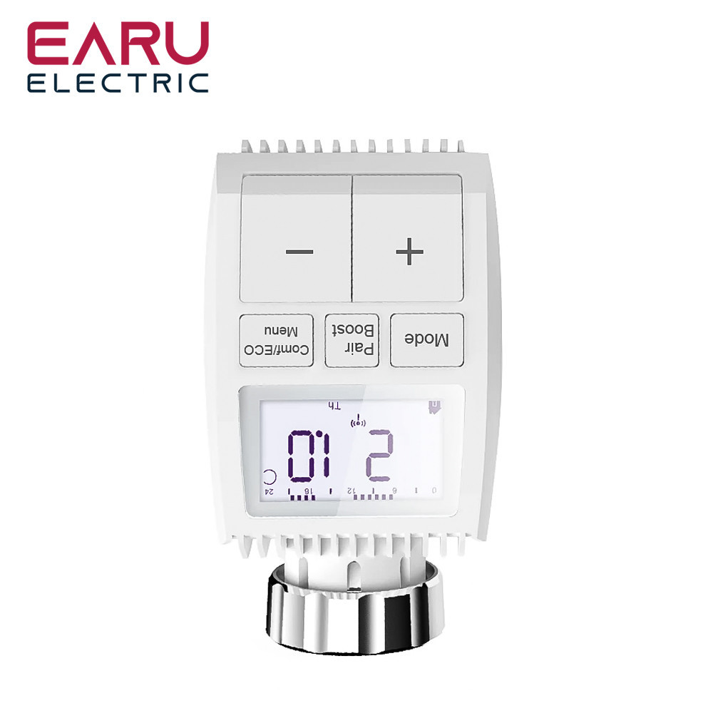 Jual TV01 Manual Version Programmable Thermostat Timer TRV Radiator ...