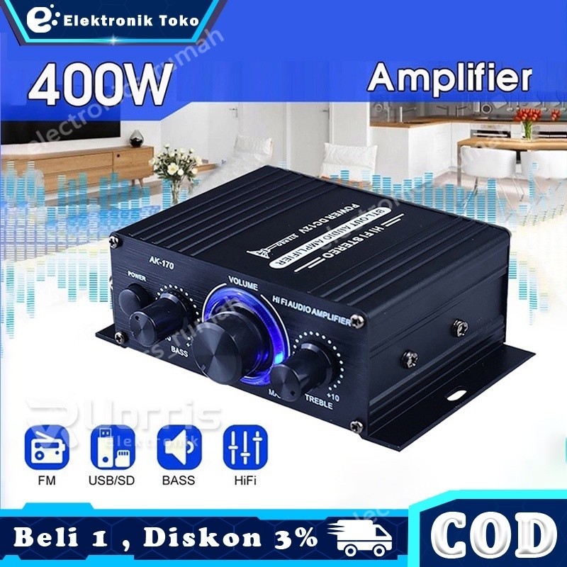 Jual 400w Home Amplifier Mini Audio Amplifier Bluetooth-free Auto ...
