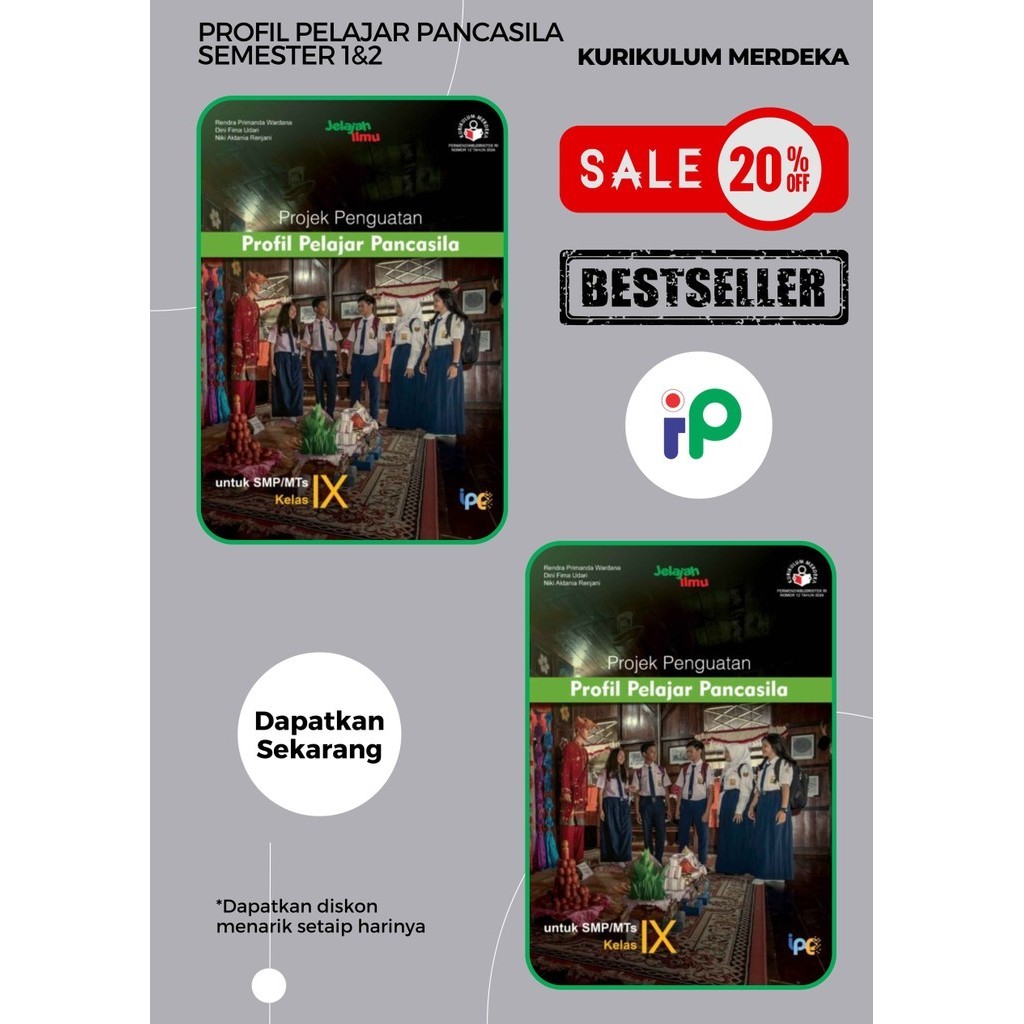 Jual Projek Penguatan Profil Pelajar Pancasila untuk SMP/MTs Kelas 9 Kurikulum Merdeka Intan ...