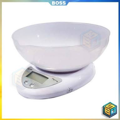 Jual BOSS TIMBANGAN DAPUR DIGITAL MANGKOK/Timbangan Kue Digital Electronic 5 kg B05 /Timbangan ...
