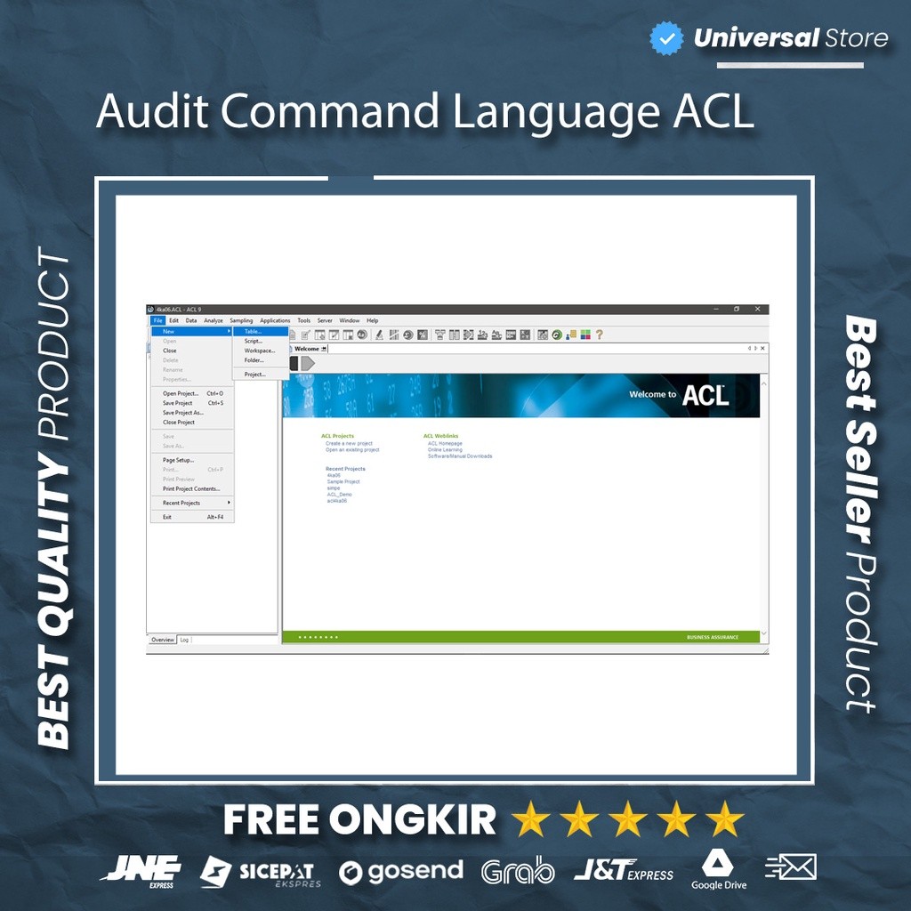 Jual Aplikasi Audit Command Language ACL PRO Full Version Plus Terbaru Premium Lifetime | Shopee ...