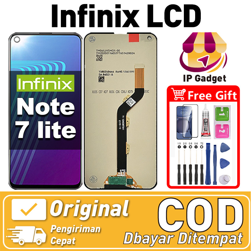 Jual Original LCD INFINIX NOTE 7 LITE FULLSET GIFTS asli Layar hp ...