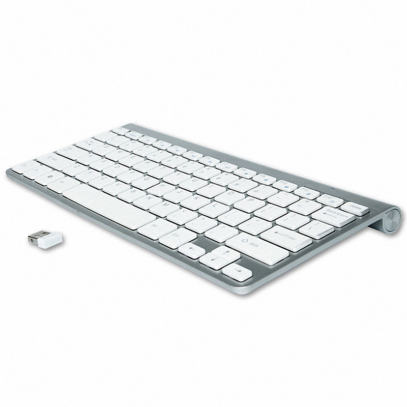 Jual Slim Mini USB Wireless Keyboard Small Computer Wireless Keyboards ...