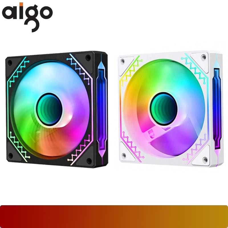 Jual AIGO Air12S Forward Blade ARGB PWM Single Fan | Shopee Indonesia