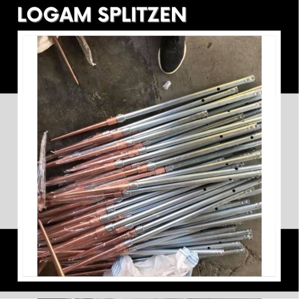 Jual SPLITZEN anti petir trisula + pipa + sok 3/4 panjang 60 cm ...