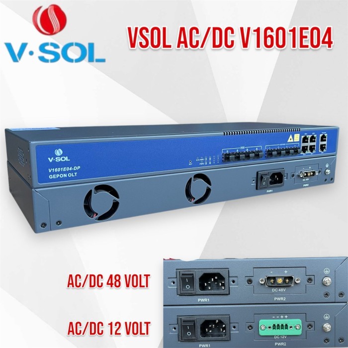 Jual VSOL OLT EPON 4 PORT V1601E04-DP 3 LAYER NEW | Shopee Indonesia