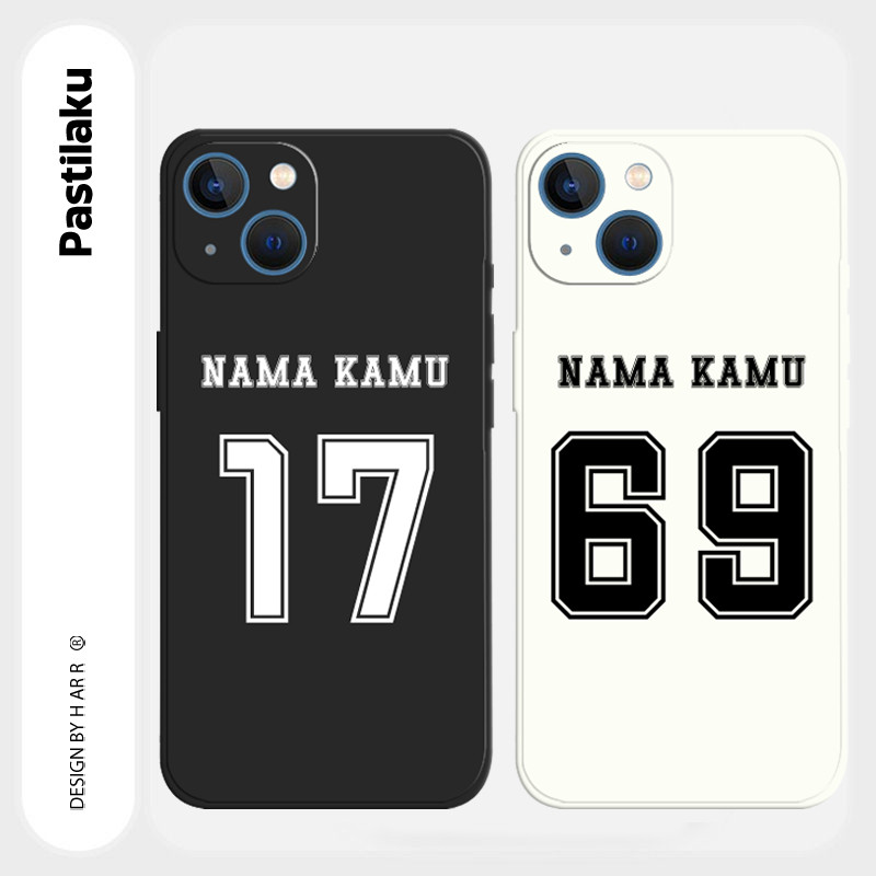 Jual Case Couple Custom Nama dan Angka [CP13] Softcase For OPPO VIVO ...