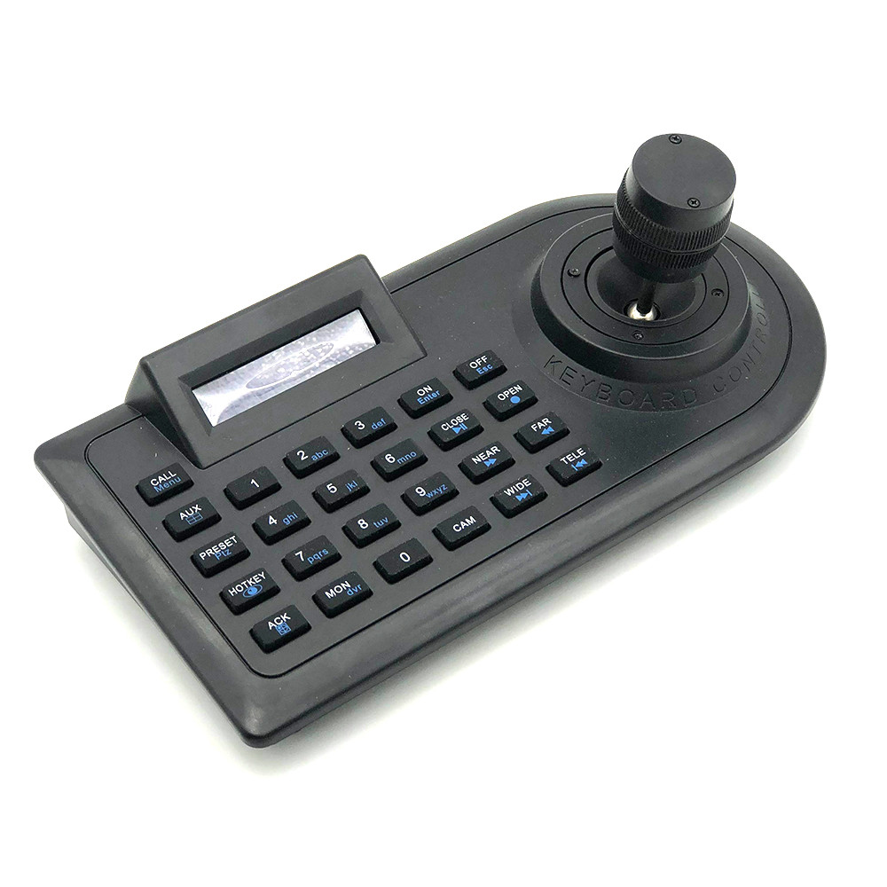 Jual 3D Axis Joystick CCTV Keyboard Controller Keypad for RS485 PTZ Speed Dome Security Analog ...