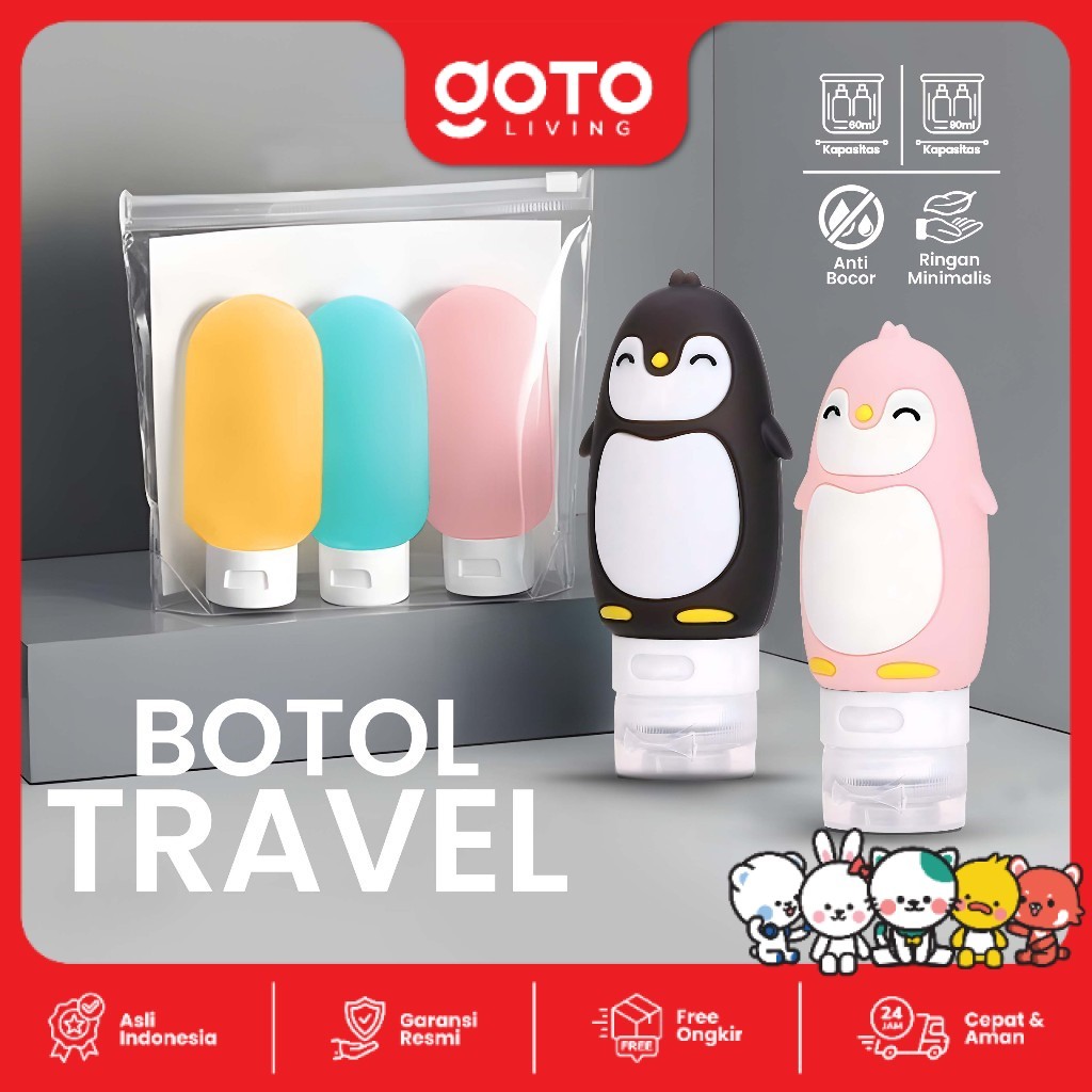 Jual Goto Carry Botol Refill Isi Ulang Travel Kit Size Bottle Lotion ...