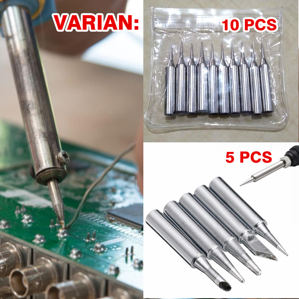 Jual Mata Solder Iron Tips 900M-T 5 PCS Alat Ujung Besi Solder Bebas Timah | Shopee Indonesia