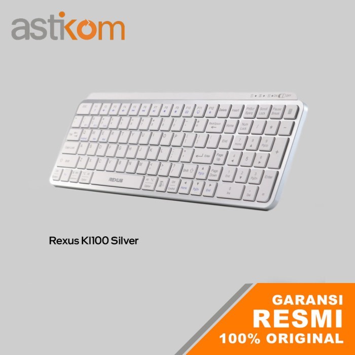 Jual Keyboard Rexus Kl100 Silver Wireless | Shopee Indonesia