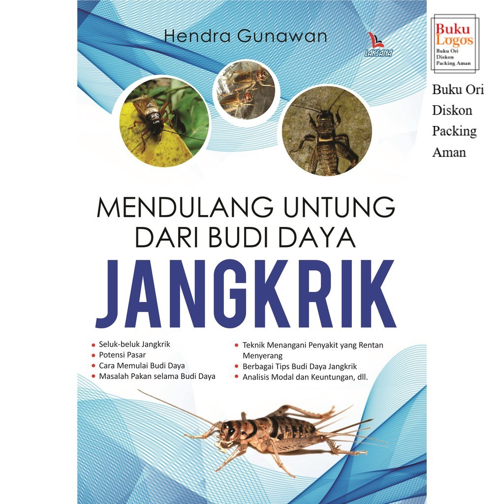Jual Buku Logos - Mendulang Untung dari Budi Daya Jangkrik | Shopee ...