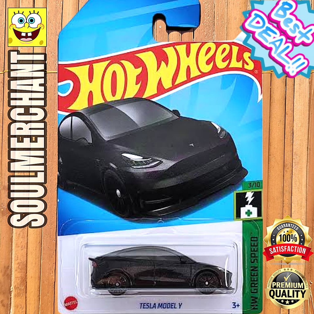 Jual HOTWHEELS TESLA MODEL Y PUTIH HITAM MOBIL LISTRIK ORIGINAL ...