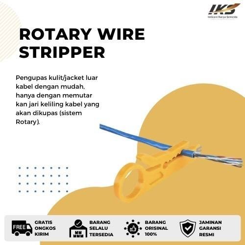Jual Alat Pengupas Pemotong Kulit Kabel Rotary Wire Stripper | Shopee ...