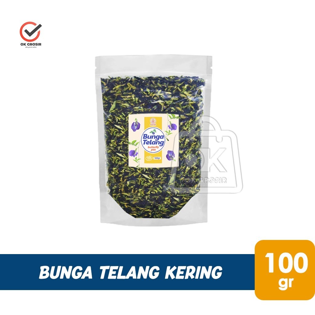 Jual Bunga Telang Kering / Dried Butterfly Pea Flower / Teh Bunga ...
