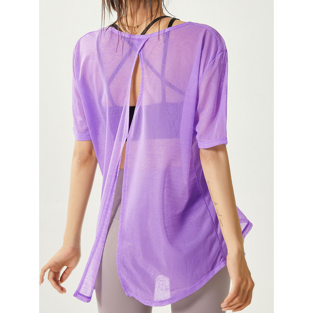 Jual Pakaian Olah Raga Wanita Sporty Transparan Tembus Keringat Thin ...