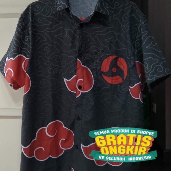 Jual Kemeja Batik akatsuki itachi anime/ Produk Lokal | Shopee Indonesia