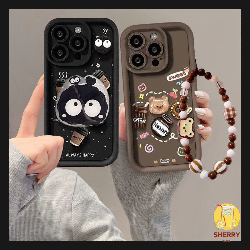 Jual Casing Tempat Ponsel Bola Batu Bara Kecil Yang Lucu Boneka 3D Untuk Samsung A14 A05s A05 ...