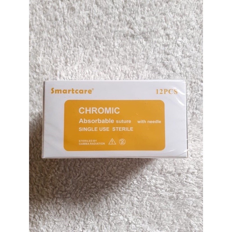 Jual CutGut Chromic Smartcare Benang Jahit Benang Chromic Benang Jahit ...