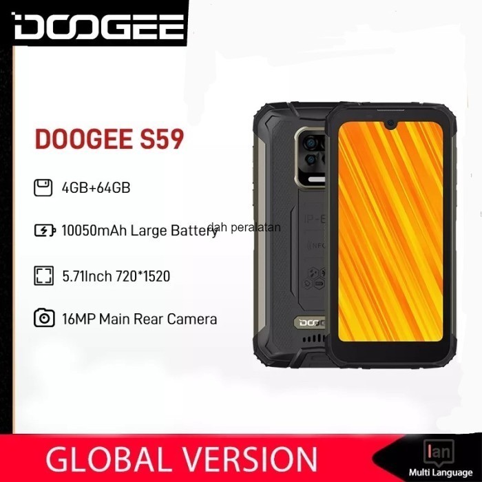 Jual Doogee S59 Pro Tahan Banting Tahan Air | Shopee Indonesia