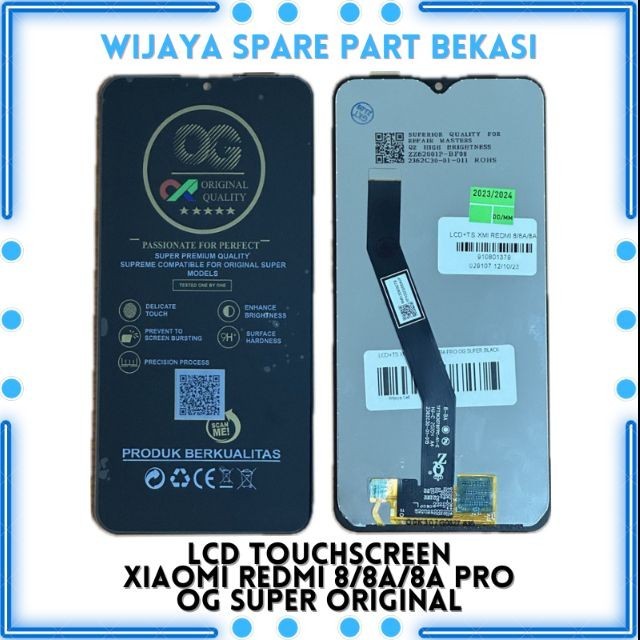 Jual LCD TOUCHSCREEN XIAOMI REDMI 8/8A/8A PRO OG SUPER BLACK | Shopee ...