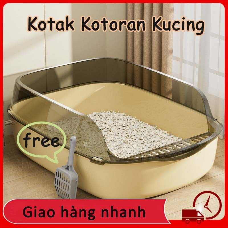 Jual 【spot】Kotak Kotoran Kucing Baskom Pasir Kucing Bak Pasir Kucing ...