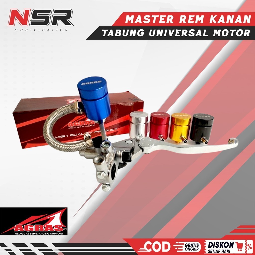 Jual MASTER REM ATAS AGRAS TABUNG CNC UNIVERSAL MOTOR [PROMO] | Shopee ...