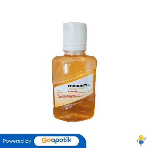 Jual Fordontis Orange Mint Mouthwash 120 Ml | Shopee Indonesia