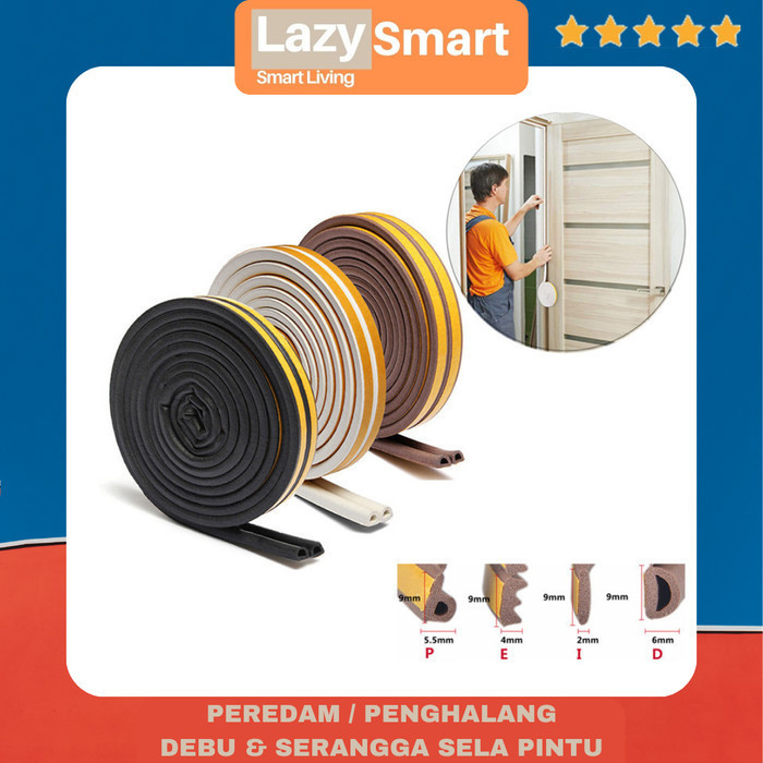 Jual Lis Peredam Suara Pintu Penghalang Serangga Debu Door Damper ...