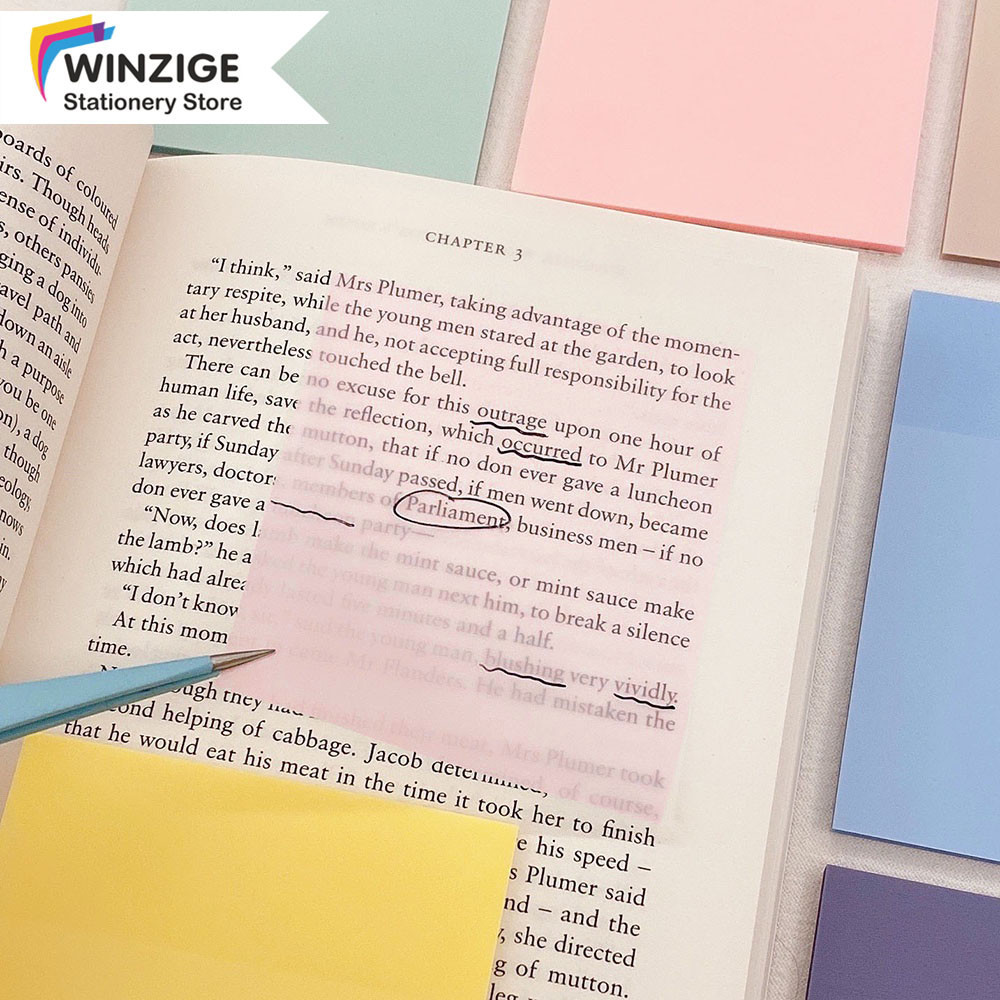 Jual Winzige sticky note transparan tahan air kantor / alat tulis ...