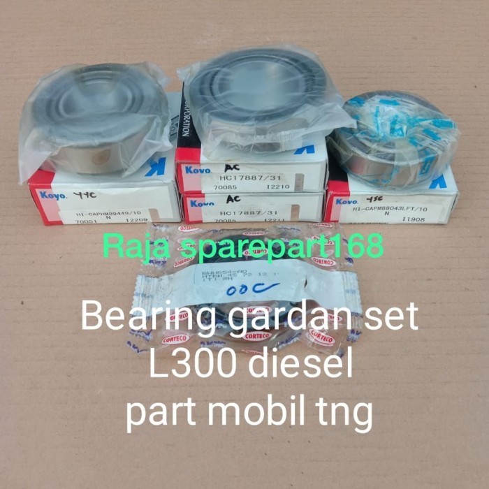 Jual bearing laher gardan set Mitsubishi L300 kuda diesel merk koyo ...