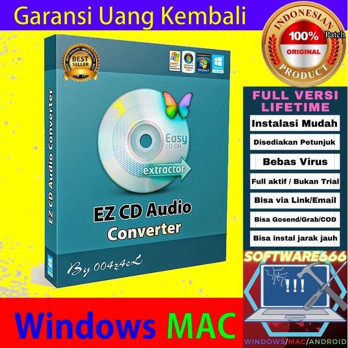 Jual Software Convert Audio: EZ CD Audio Converter 9 [WIN] - SOFTWARE ...