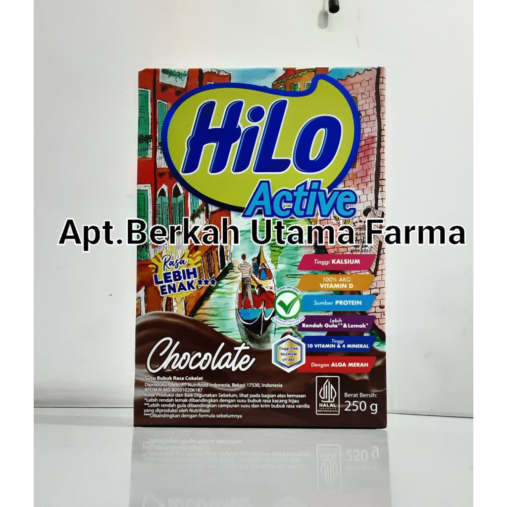 Jual Susu Hilo Active Chocolate 250 gr | Shopee Indonesia
