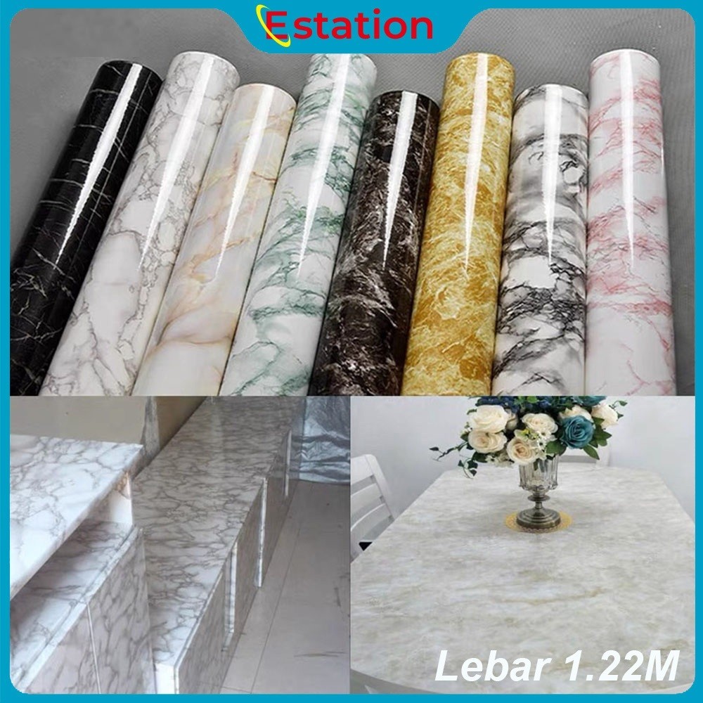 Jual Stiker Marmer Marble Kualitas Premium / Sticker Marble Decosheet ...