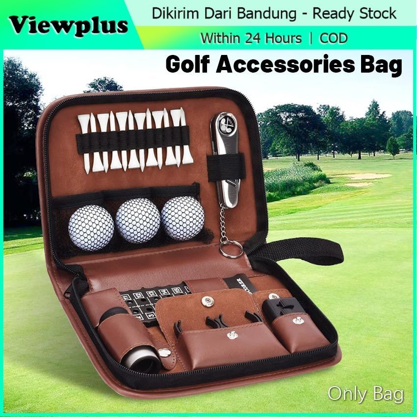Jual Tas Golf Kulit Multifungsi Tas peralatan penyimpanan aksesoris ...