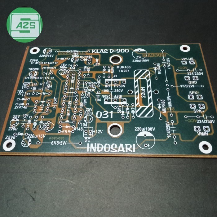 Jual PART PCB Power Amplifier Class D 900W D900 INDOSARI 031 KOMPONEN ...