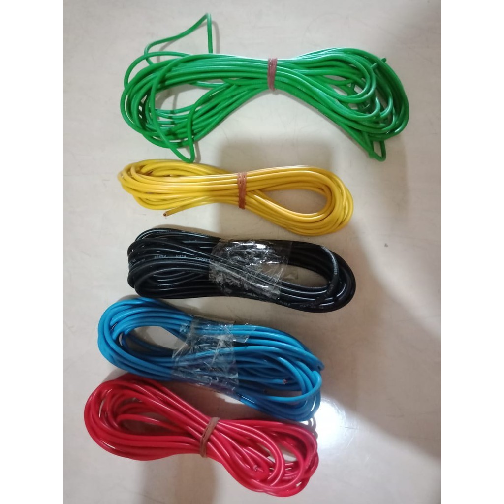 Jual WAYAR TUNGGAL KABEL LISTRIK SERBA GUNA PANJANG 5m DIAMETER 1mm ...