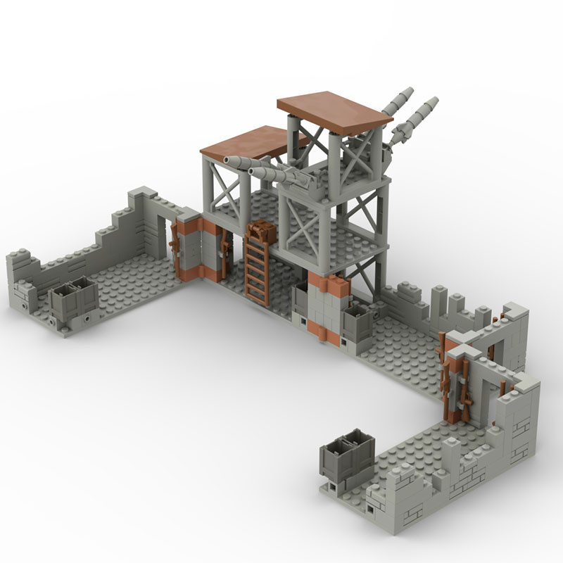 Jual WW2 Military battlefield Construction Building Blocks Toys for ...