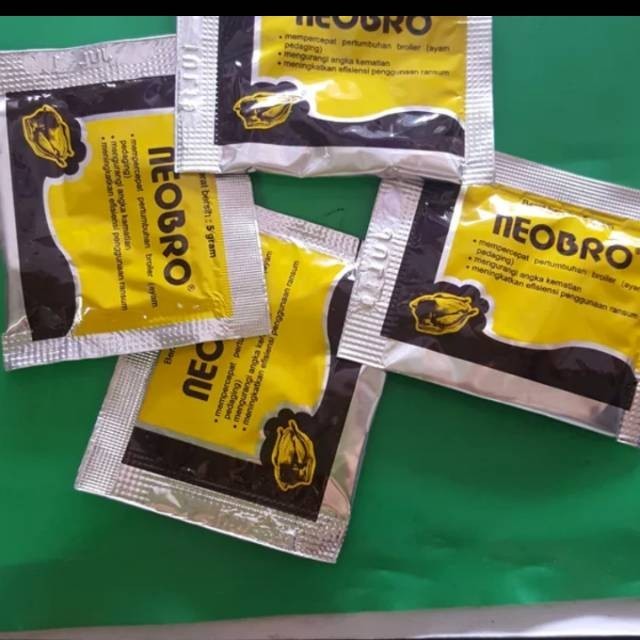Jual Neobro Sachet @ 5 Gram Multivitamin Penggemuk Unggas Penambah ...