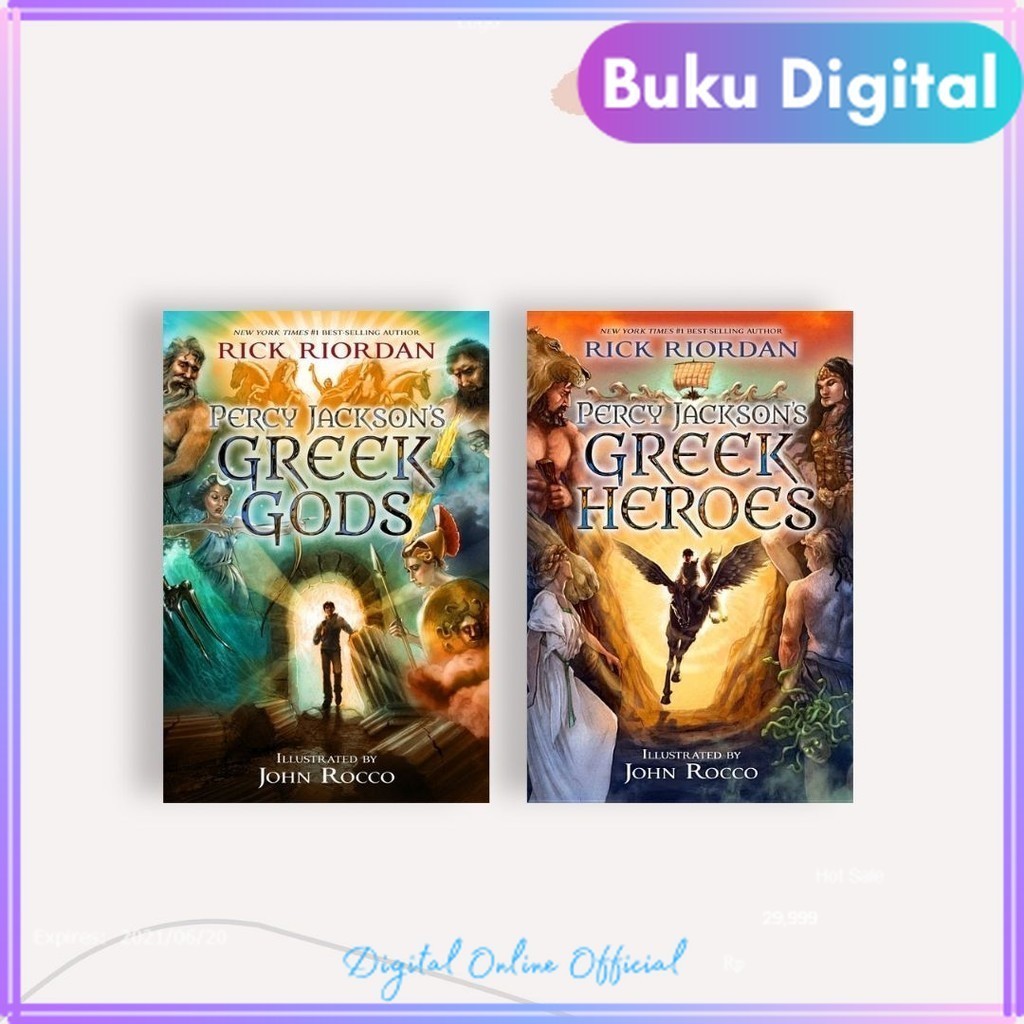 Jual Percy Jackson's Greek Gods, Greek Heroes || Rick Riordan | Shopee ...