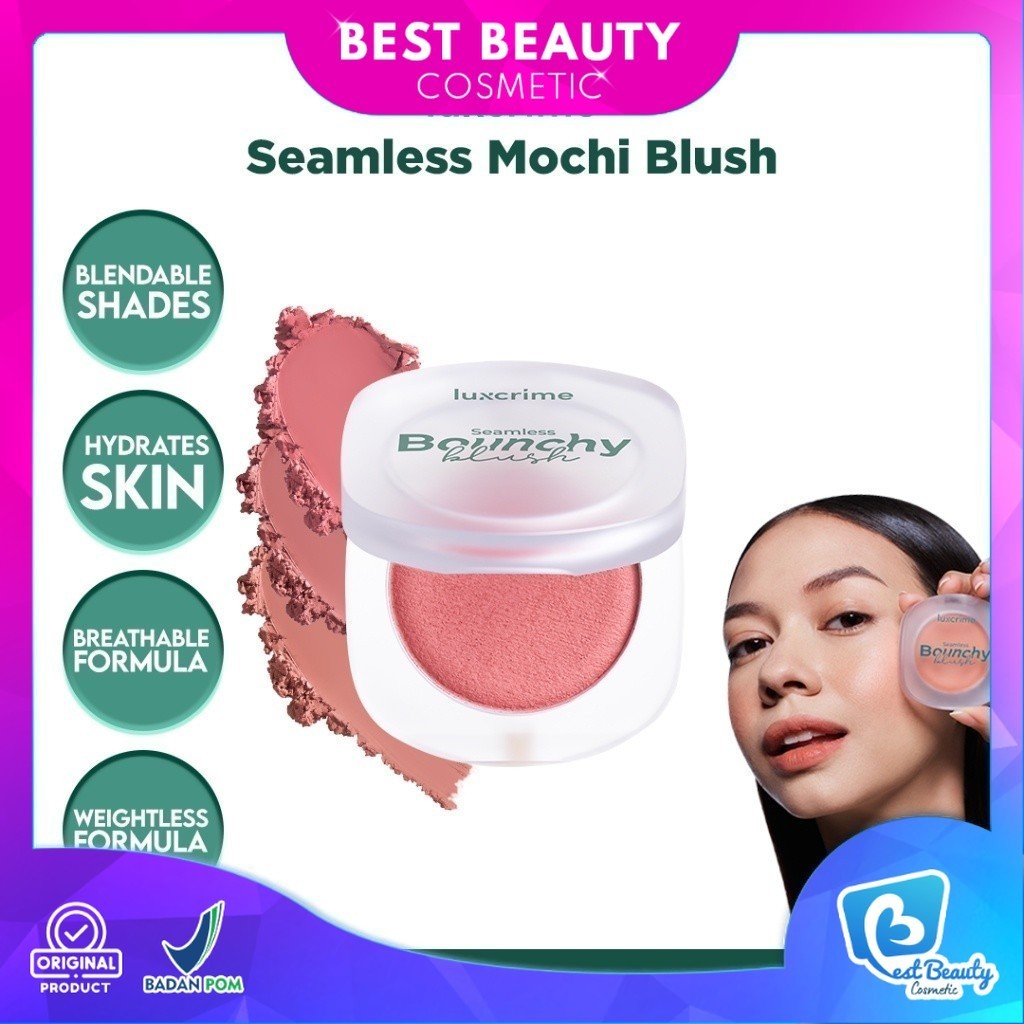 Jual ★ BB ★ Luxcrime Seamless Bouncy Blush | Shopee Indonesia