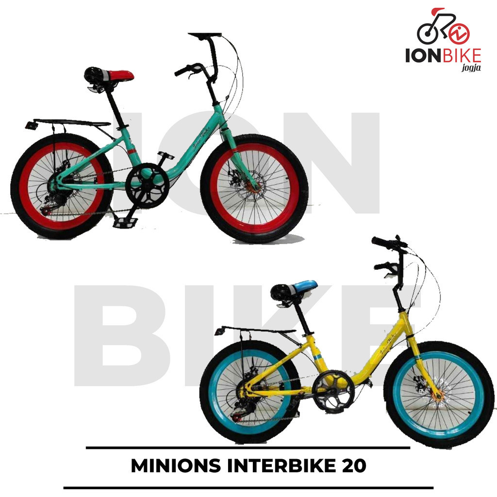 Jual Sepeda Minion 20 Interbike Discbrake Cakram Mini Anak Cewek Dewasa ...