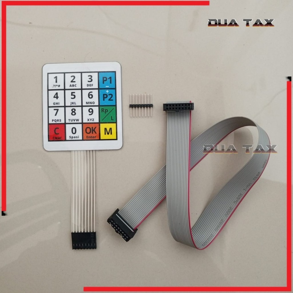 Jual Keypad Pom Mini Digital Laminasi Putih & Sambungan Kabel ...