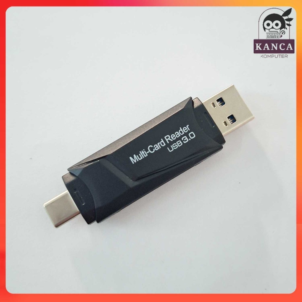 Jual KANCA ATUX Card Reader 3in1 USB Type C 3.0 OTG SD Card MicroSD ...