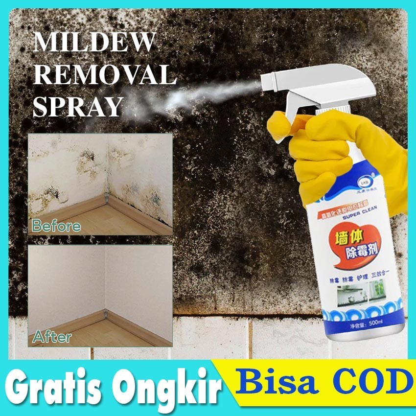 Jual Semprotan Penghilang Jamur pakaian dinding Spray pembersih jamur ...