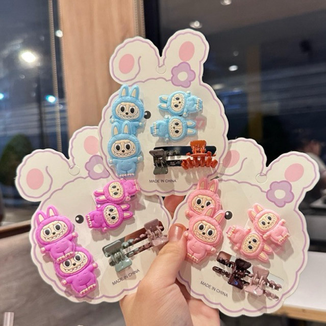 Jual VS0264 set kunciran&jepit rambut korea labubu 6 in 1 | kunciran ...