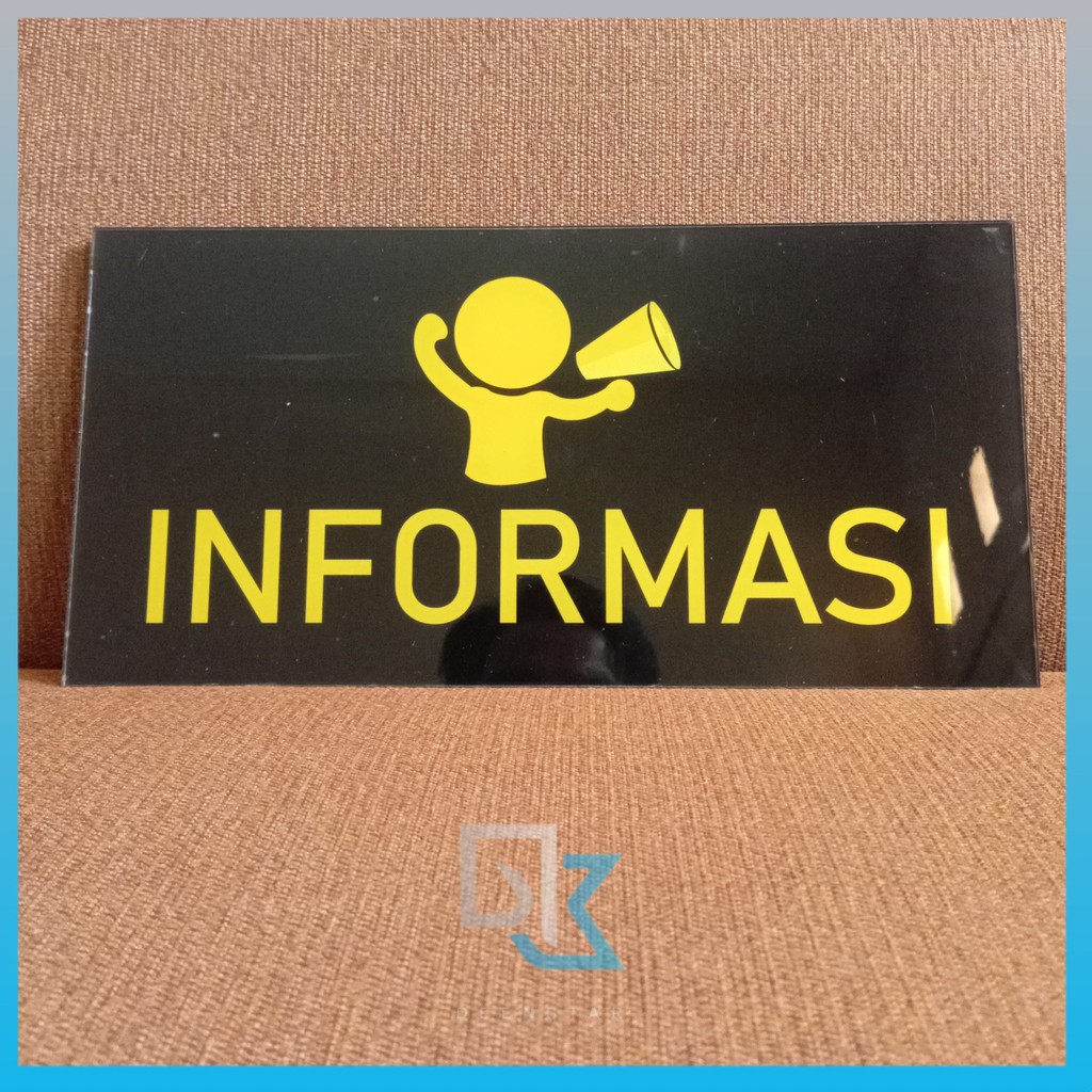 Jual Akrilik ruang informasi, Akrilik pusat informasi, Akrilik tempel ...