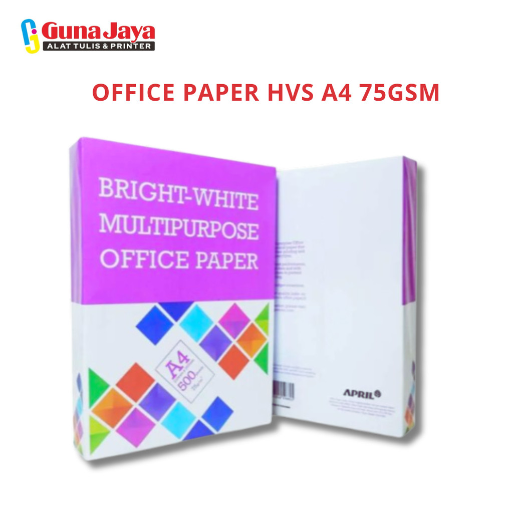 Jual OFFICE PAPER HVS A4 75GSM | Shopee Indonesia