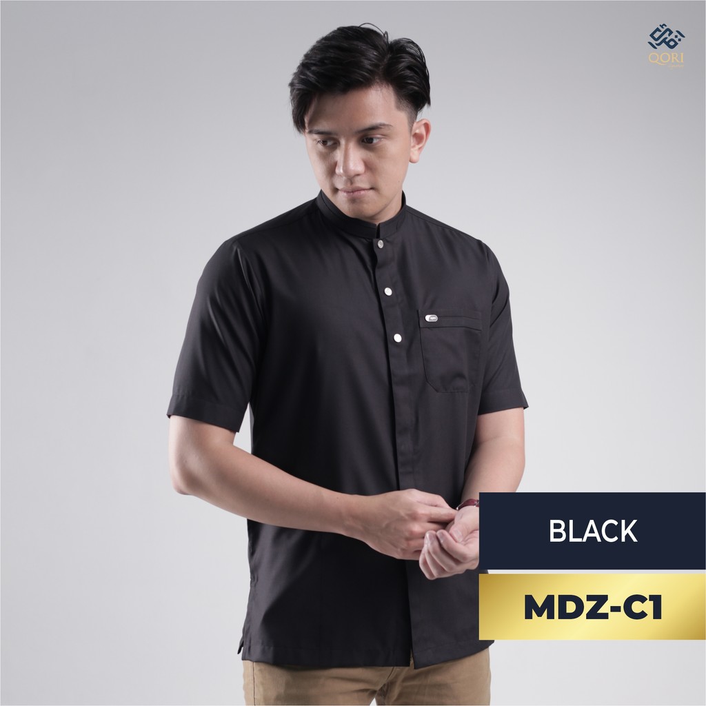Jual Qori Apparel Signature Mu'adz bin Jabal Baju Koko Pria (Lengan ...