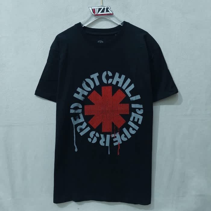 Jual T Shirt Band Official RHCP - STENCIL Original | Shopee Indonesia